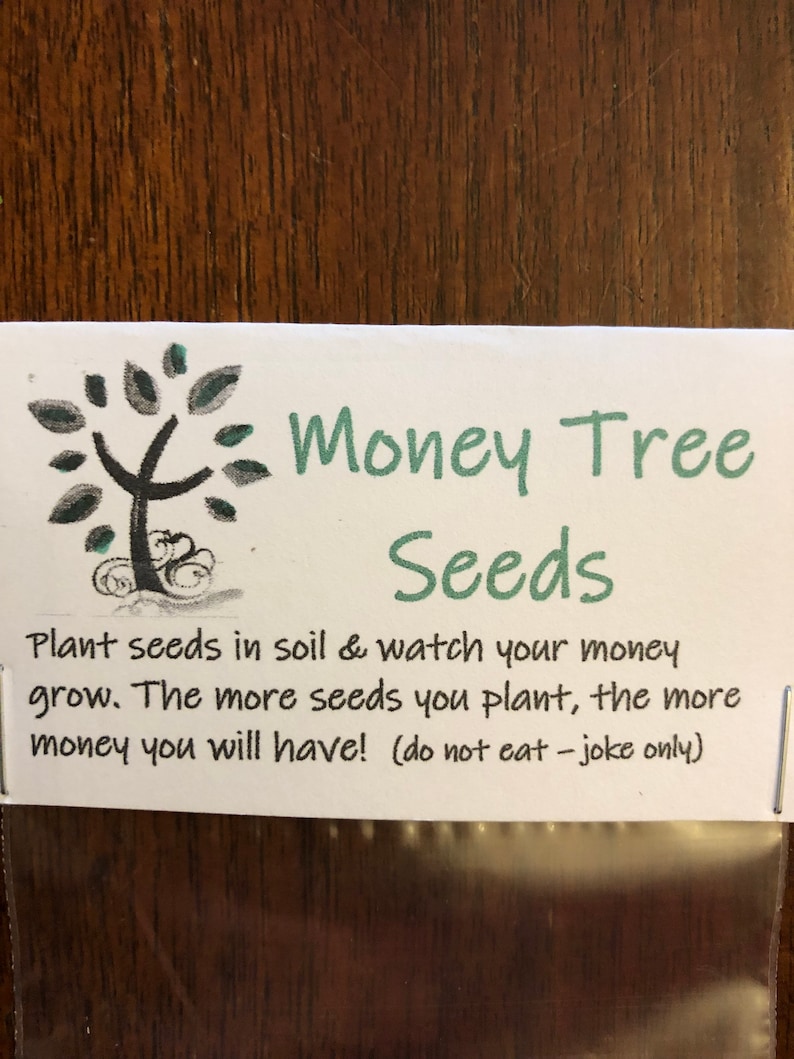 Money Tree Seeds Gag Gift - Etsy