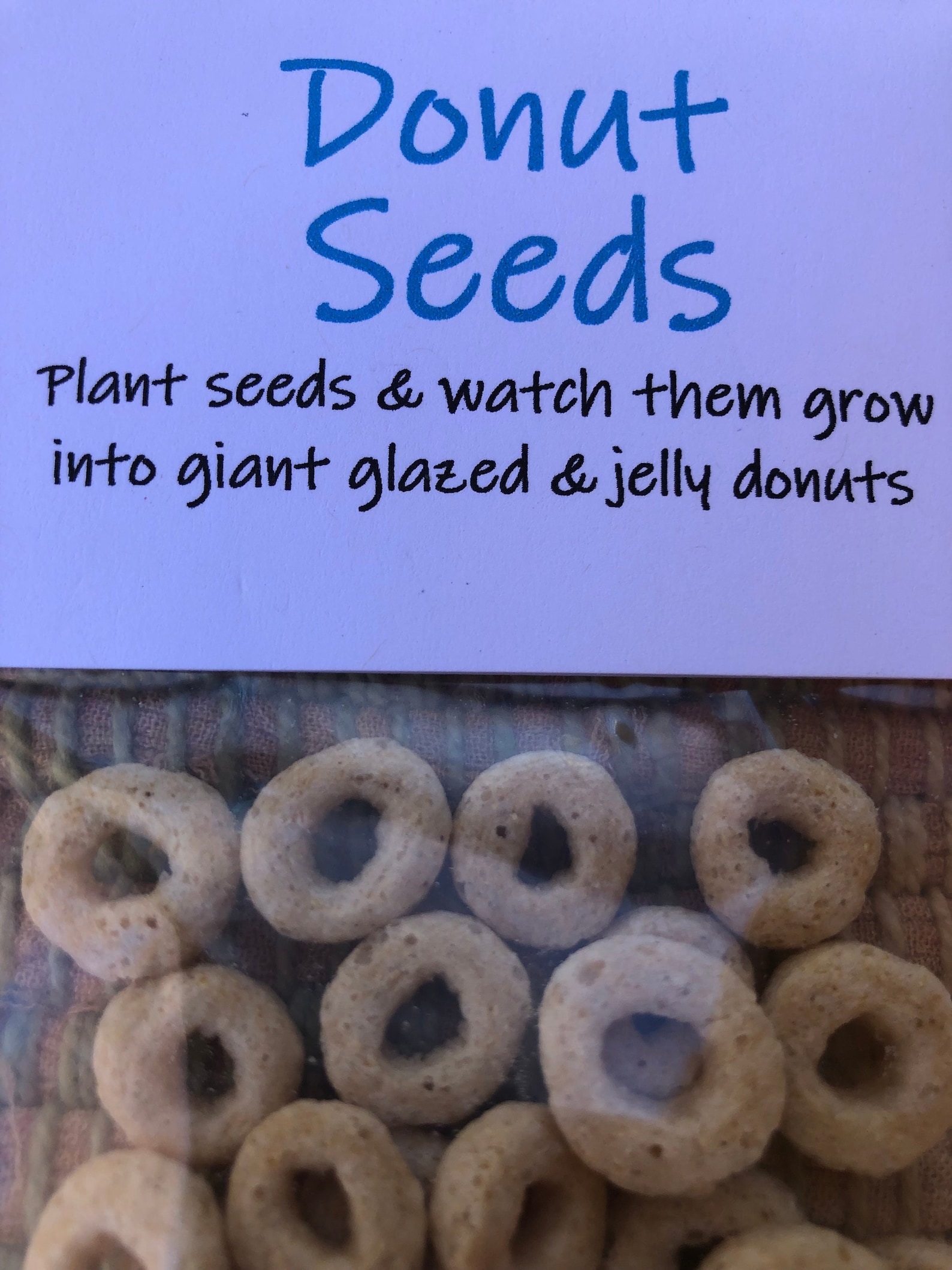 Donut Seeds Gag Gift - Etsy