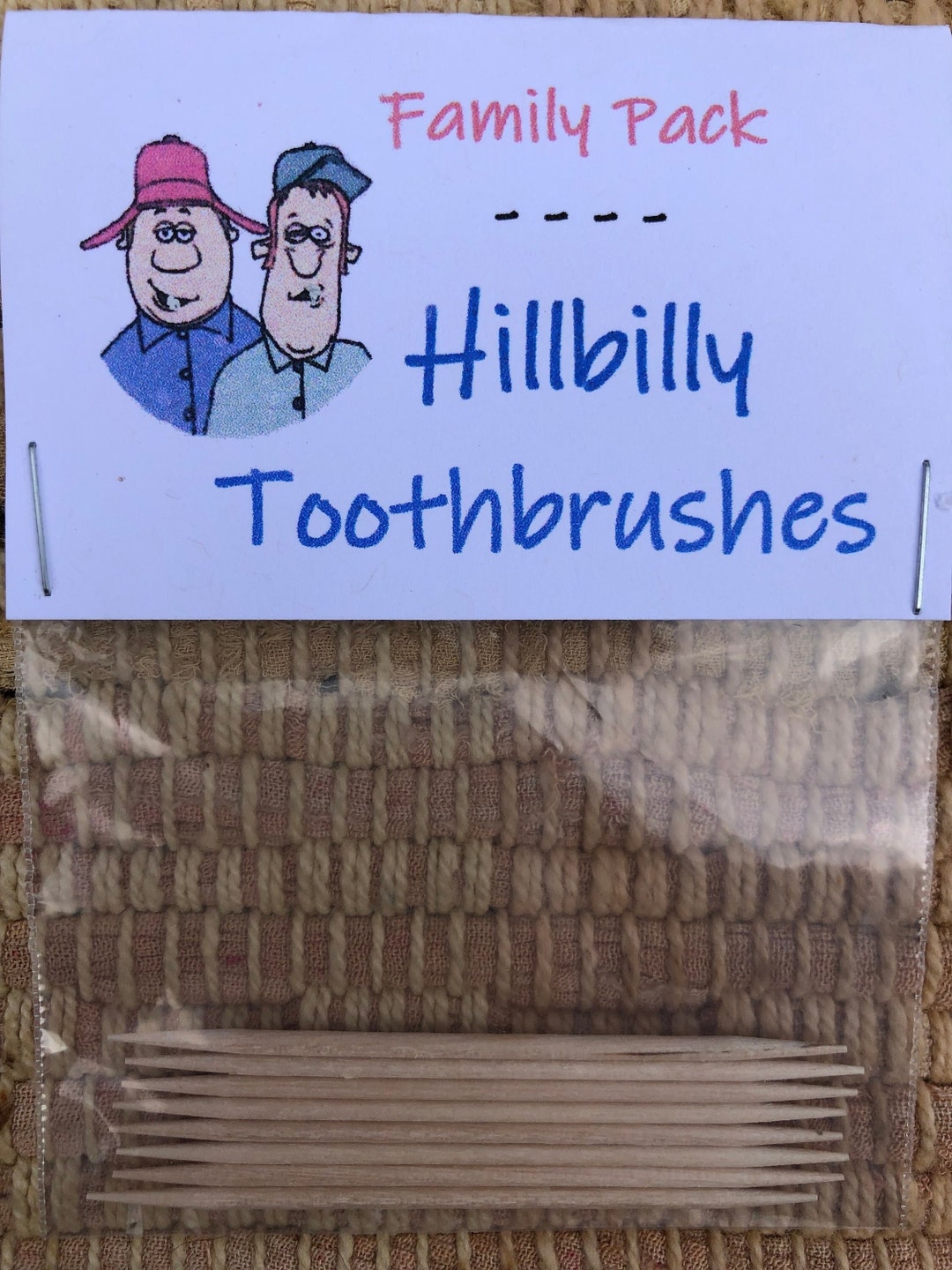 Hillbilly Toothbrushes Family Pack Gag Gift - Etsy