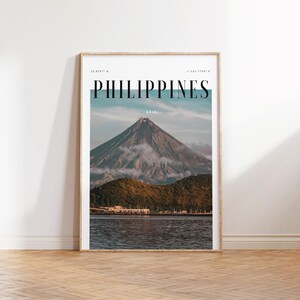 Philippines Asia Modern Travel Wall Art Design, Color Art Print ...