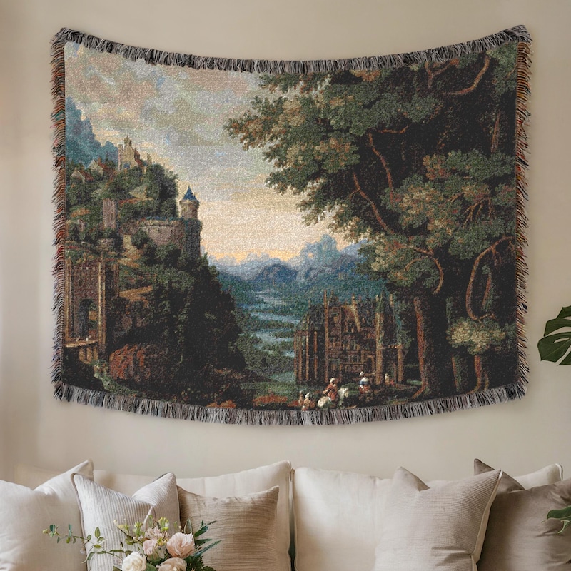 Tapestry Woven Fantasy - Etsy
