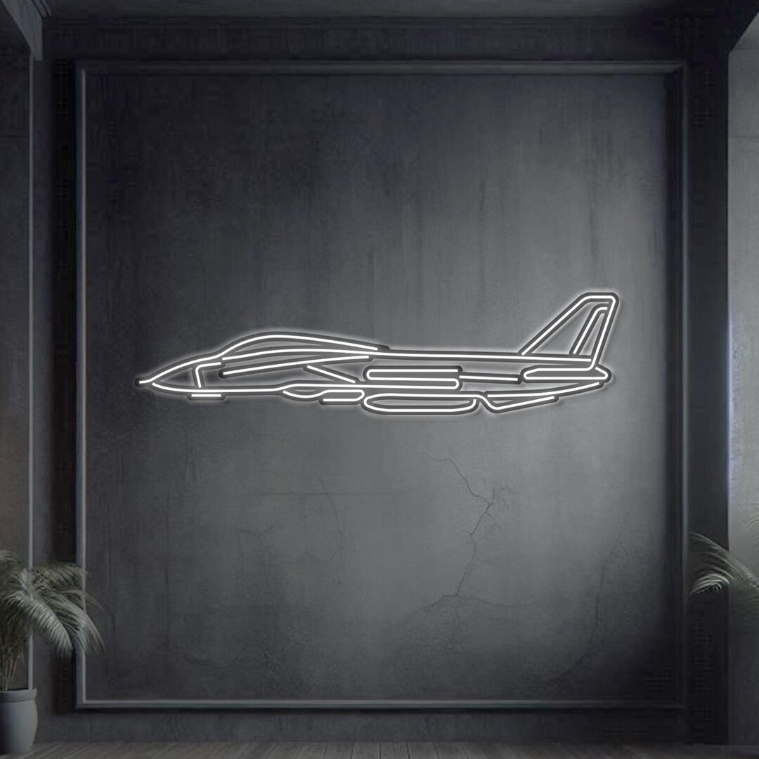 Metal Neon Aircraft Sign, Neon Sign, Neon Sign Bedroom, Neon Lights ...