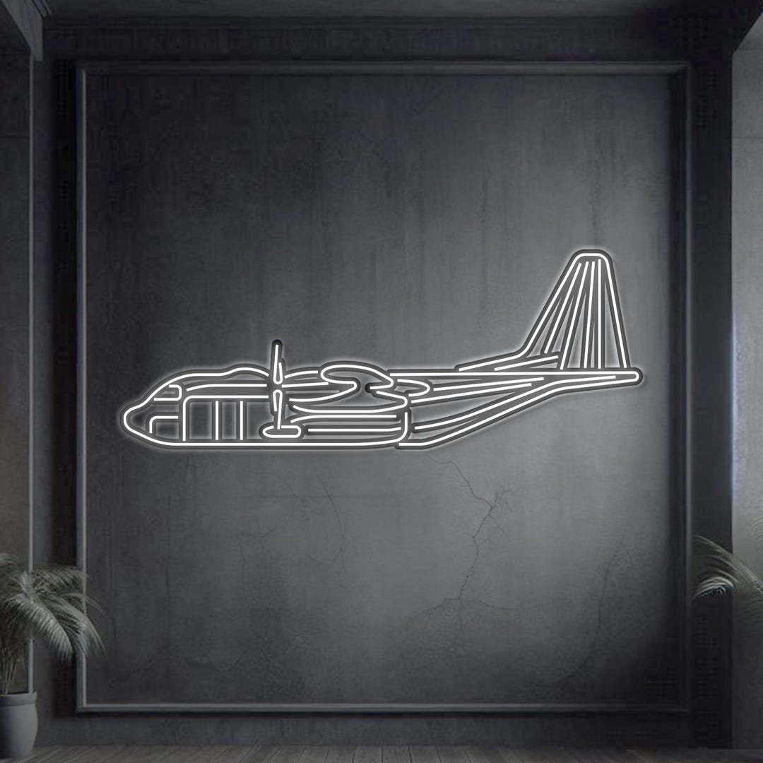 Metal Neon Aircraft Sign, Neon Sign, Neon Sign Bedroom, Neon Lights ...
