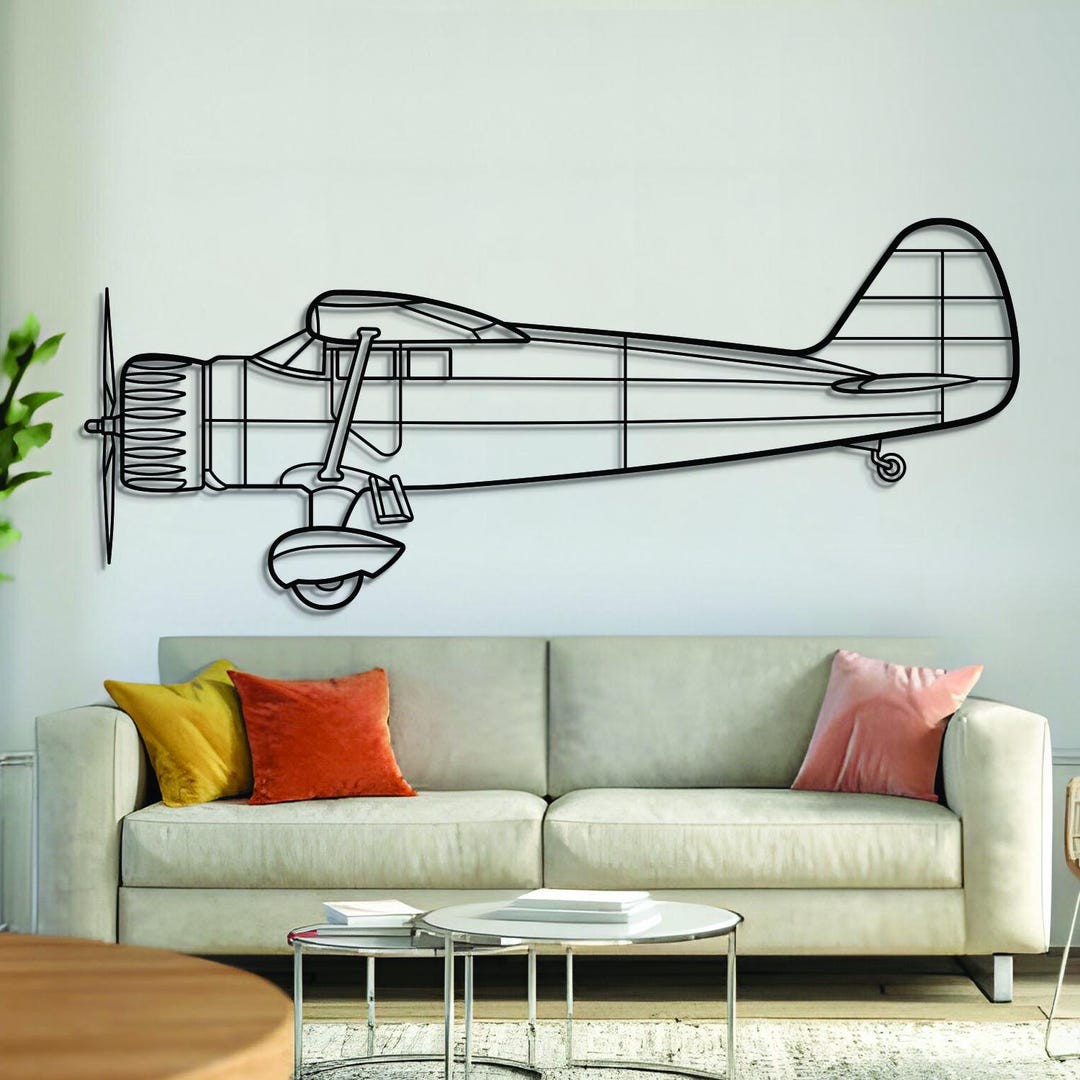 Reliant Metal Aircraft Wall Art, Airplane Silhouette, Metal Wall Art ...