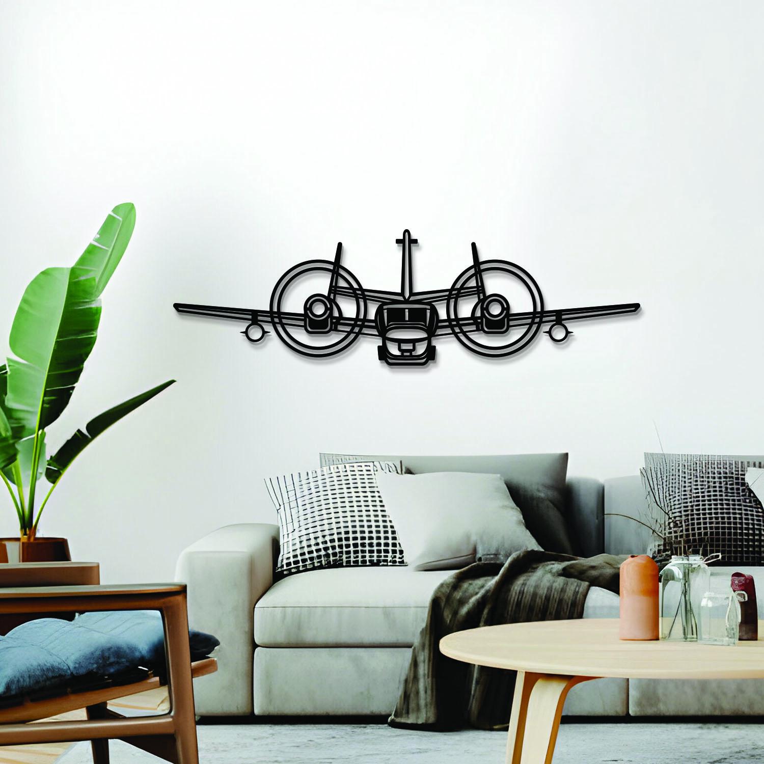 OV-1 Mohawk Metal Aircraft Wall Art, Airplane Silhouette, Metal Wall ...