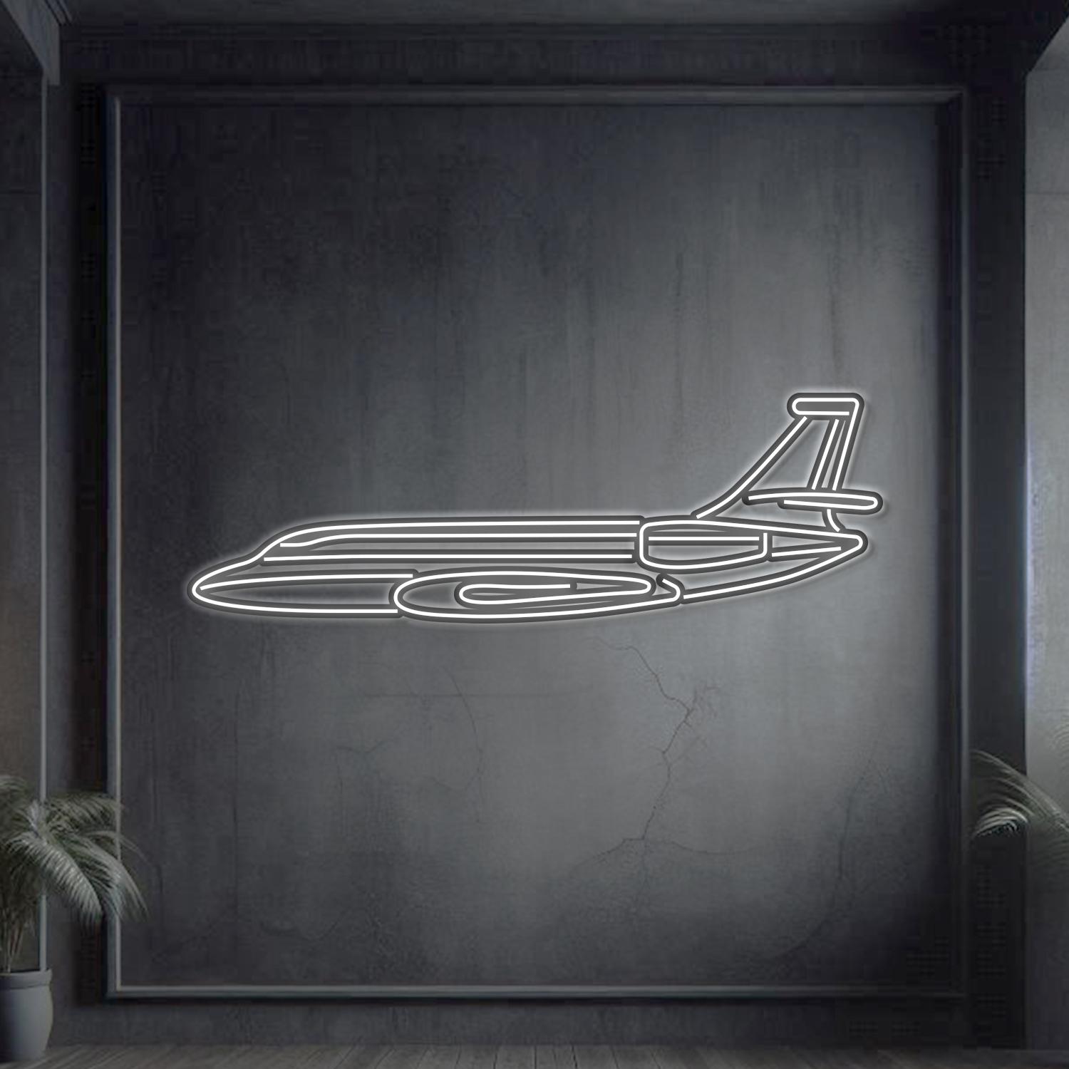 Metal Neon Aircraft Sign, Neon Sign, Neon Sign Bedroom, Neon Lights ...