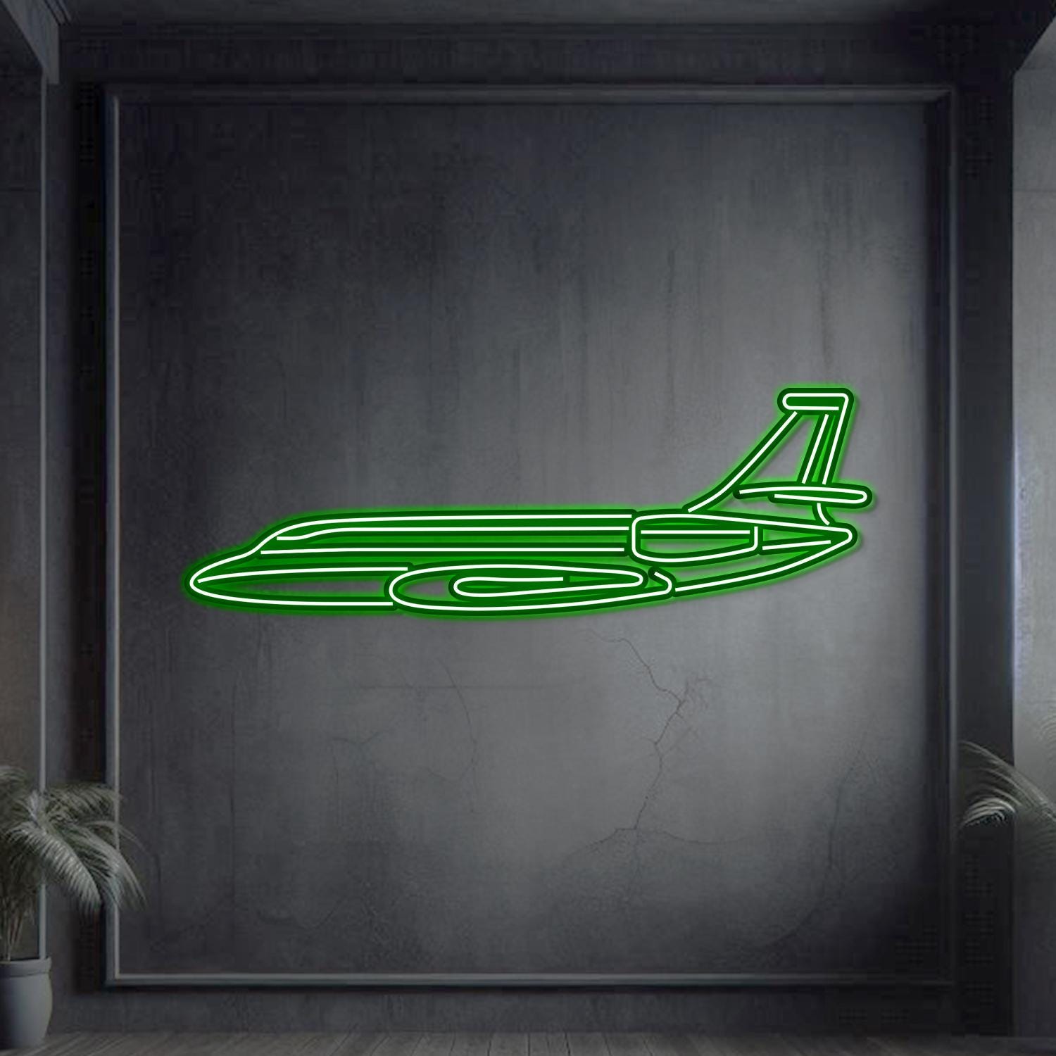 Metal Neon Aircraft Sign, Neon Sign, Neon Sign Bedroom, Neon Lights ...
