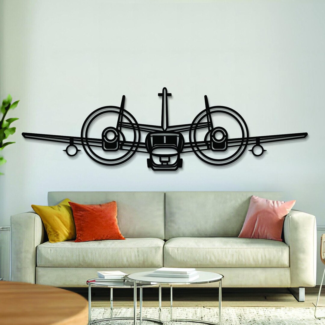 OV-1 Mohawk Metal Aircraft Wall Art, Airplane Silhouette, Metal Wall ...