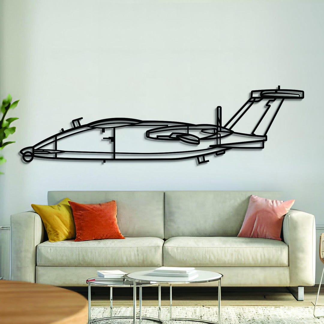 P.1HH Hammerhead Metal Aircraft Wall Art, Airplane Silhouette, Metal ...