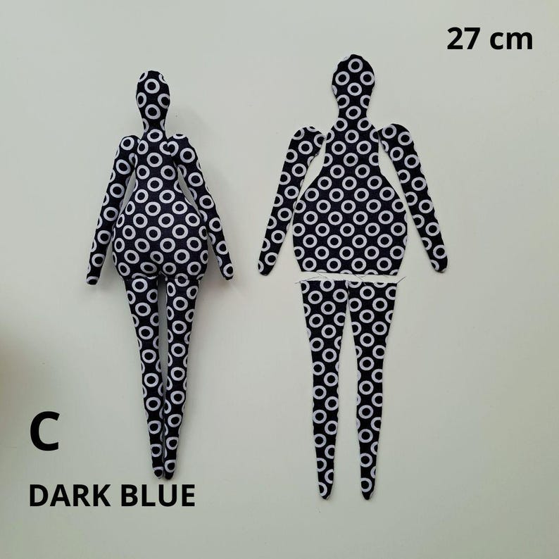 Small Blank Doll 33 and 27 Cm / Doll Body for Creativity /the Doll's ...
