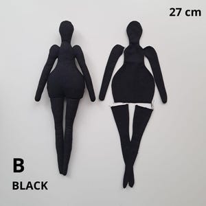 Small Blank Doll 33 and 27 Cm / Doll Body for Creativity /the Doll's ...
