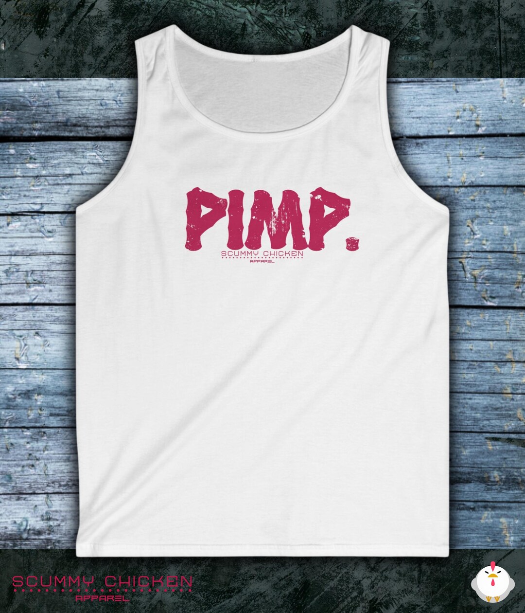 Mens Pimp Tank Top | Casual Gym Vest for Men | 100% Cotton | Soft ...