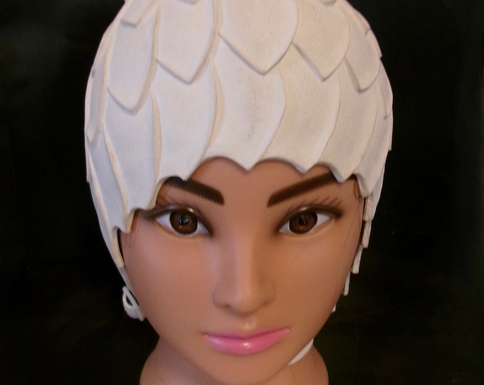 Swim Cap Vintage off White Playtex Brand Rubber Chin Strapgood ...