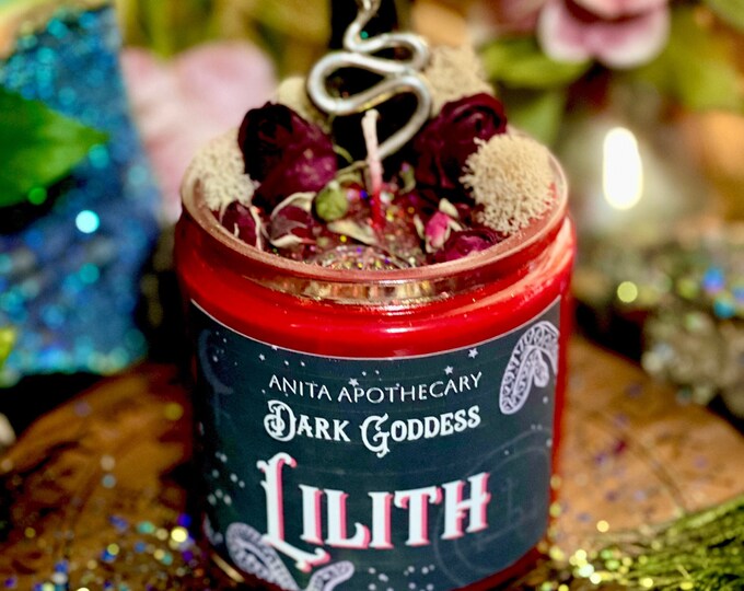 Lilith Dark Goddess Devotional Candle | Anita Apothecary, Goddess ...