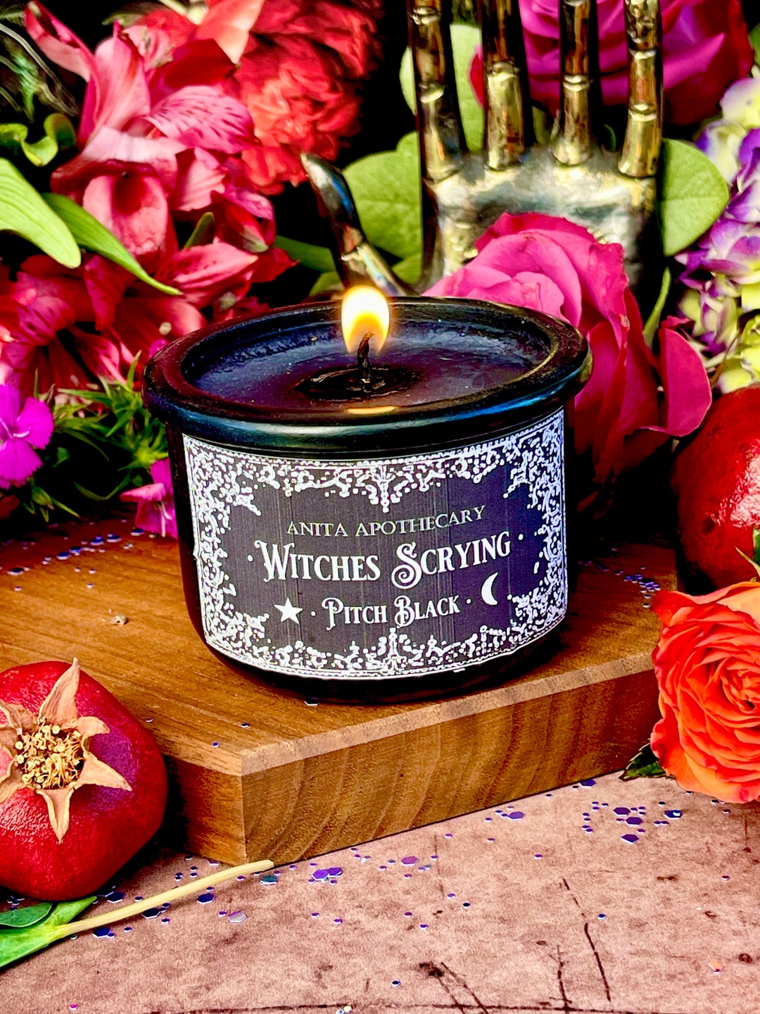 Witches Scrying Bowl Candle | Anita Apothecary, Witches Scrying ...