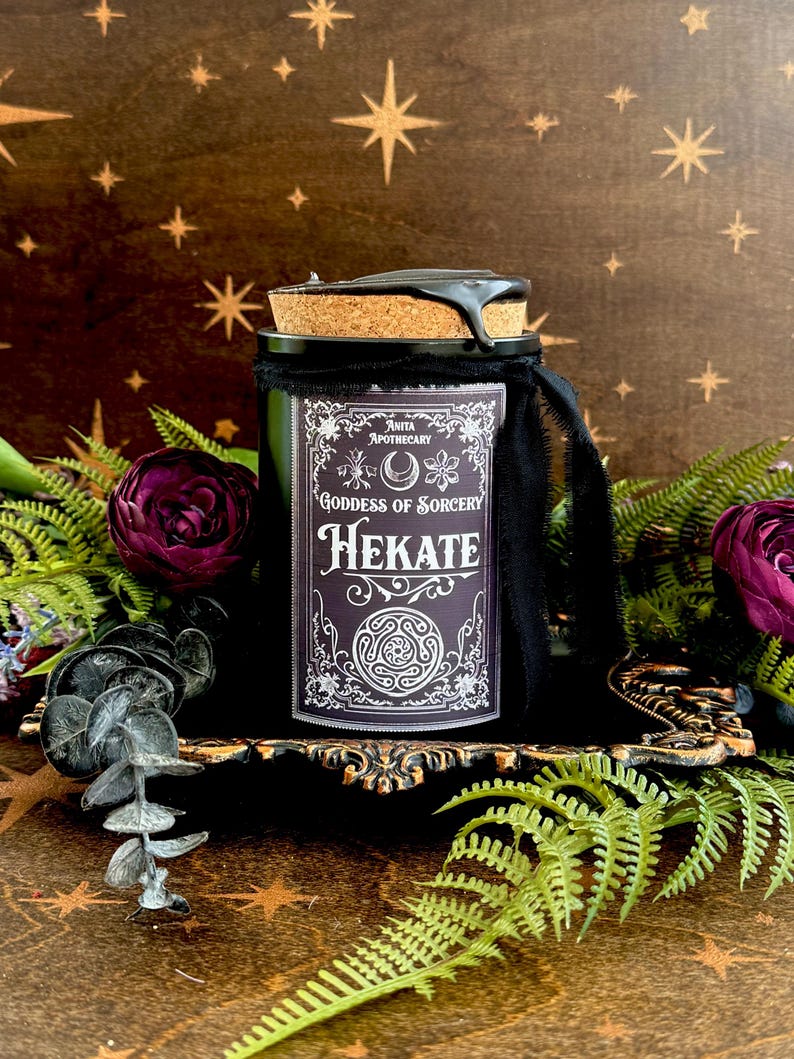 Goddess Hecate Ritual Candle - Anita Apothecary, Hekate Candle, Hecate ...