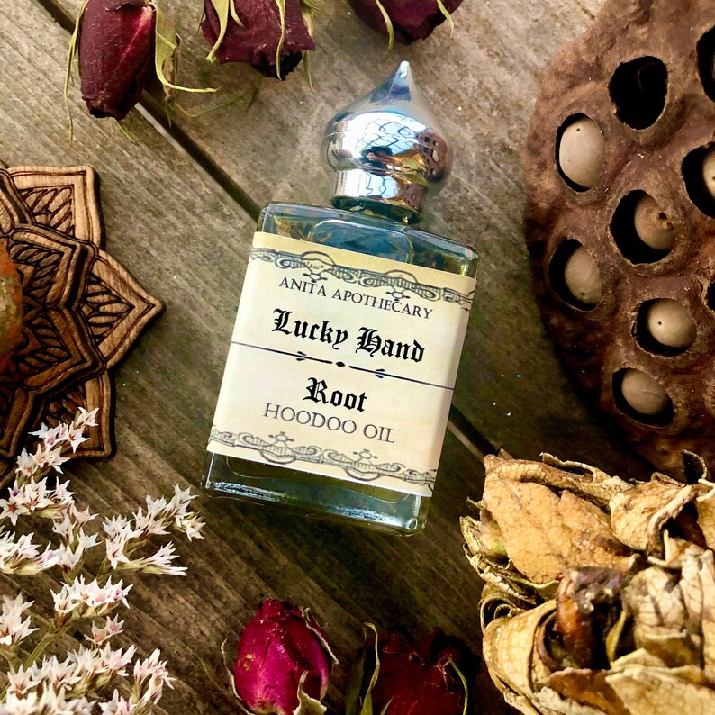 Lucky Hand Root Oil Anita Apothecary Lucky Hand Hoodoo - Etsy