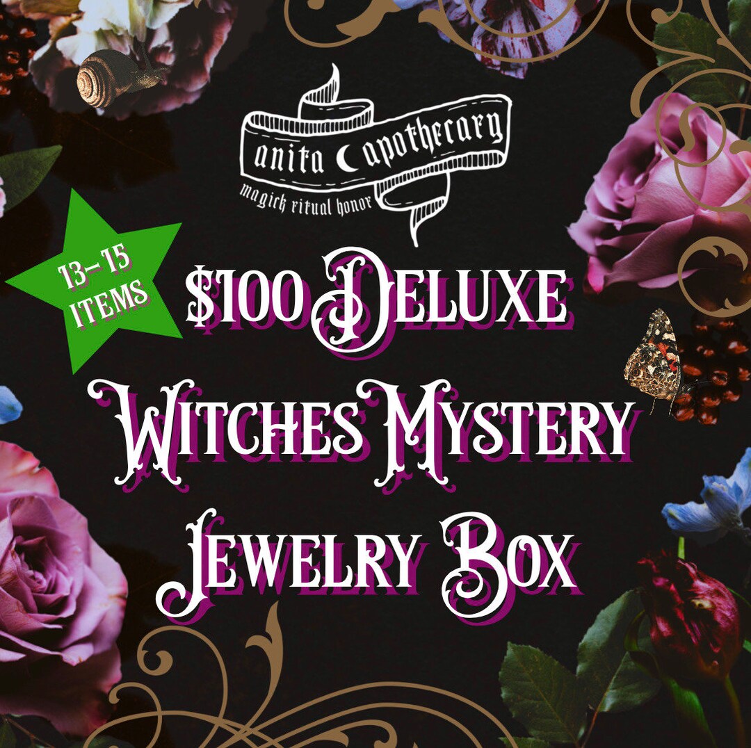 NEW Witches Jewelry Mystery Box Anita Apothecary, Witches Jewelry Box ...