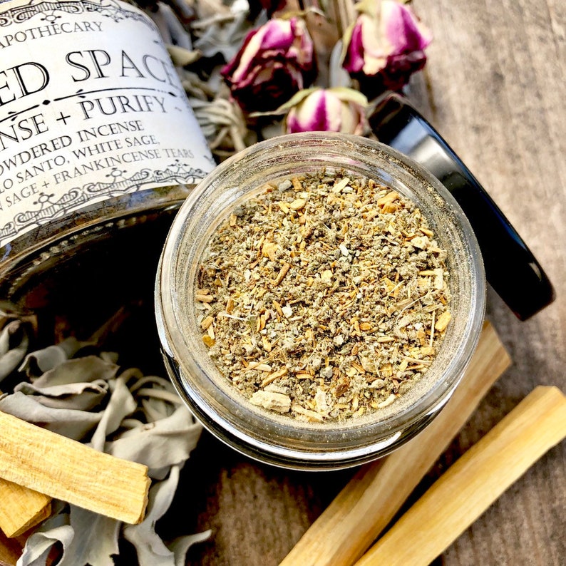 Sacred Space Powdered Incense Sacred Sage White Sage | Etsy