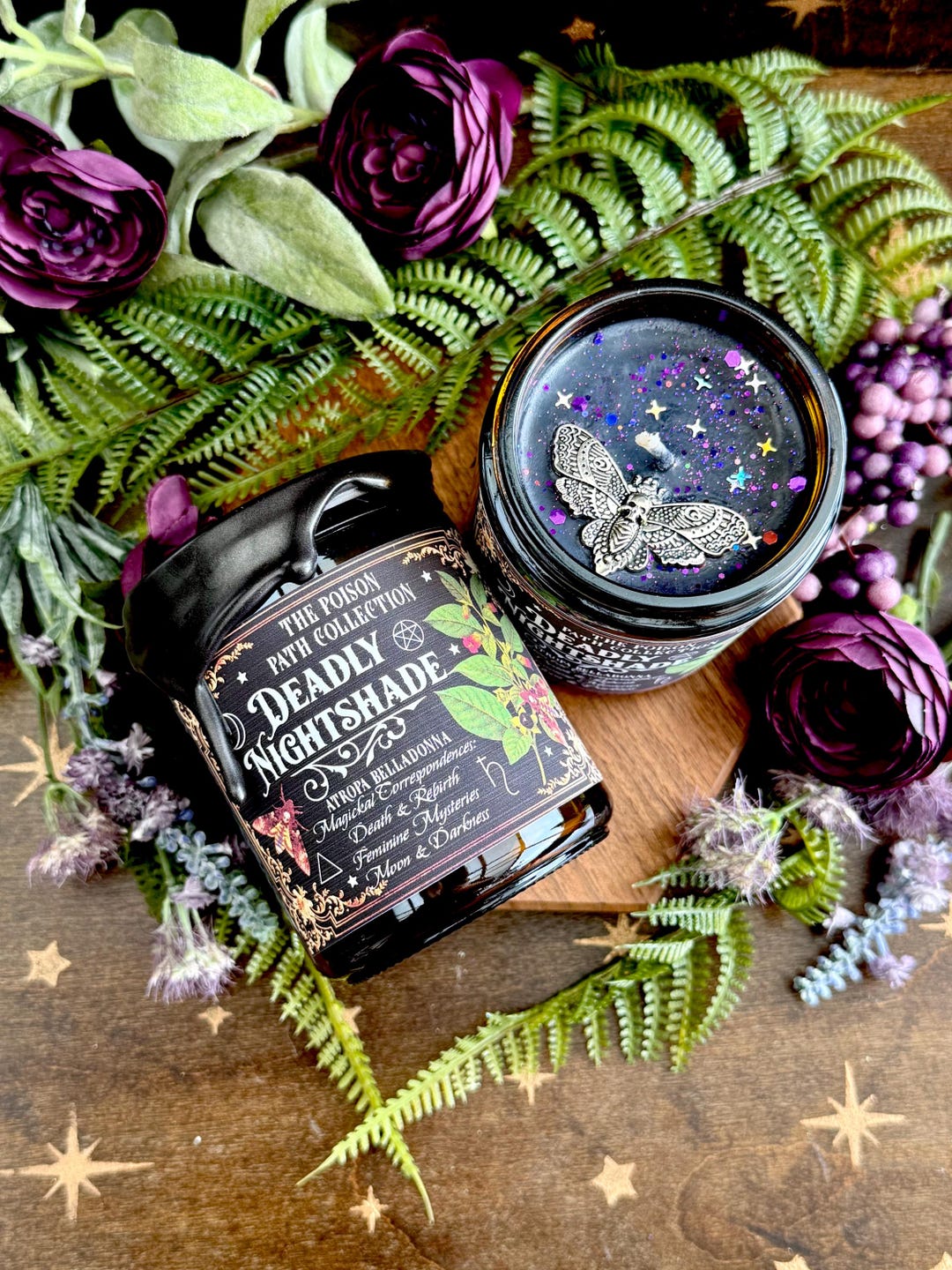 Botanical Witch Candles | Anita Apothecary Candles, Victorian Candles ...