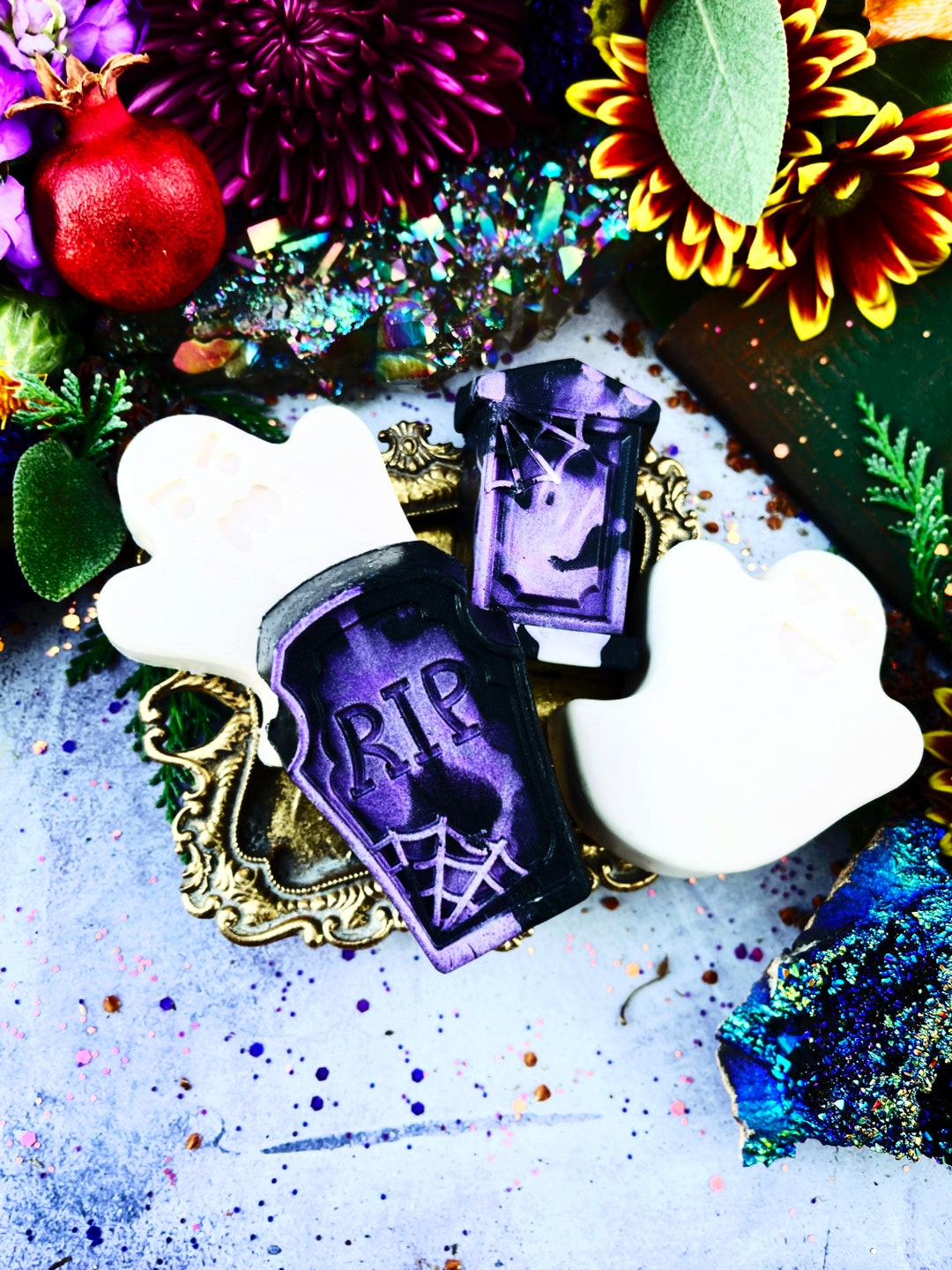 Cute Graveyard Ghost Soaps Anita Apothecary, Ghost Headstone Soap, Cute ...