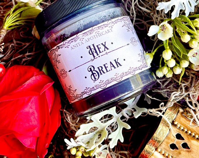 4oz Hex Break ~ Uncrossing Candle, Witches Spell Candle, Spell Candle ...