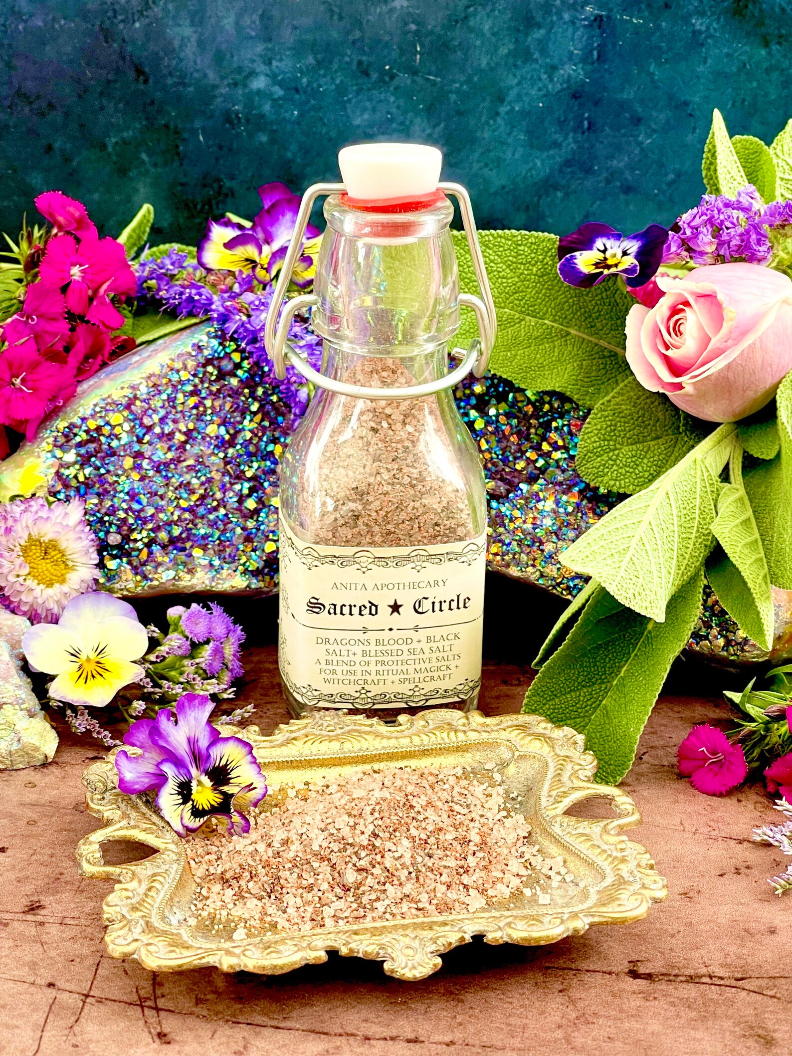 Sacred Circle Witches Casting Salts Black Salt Cast the - Etsy