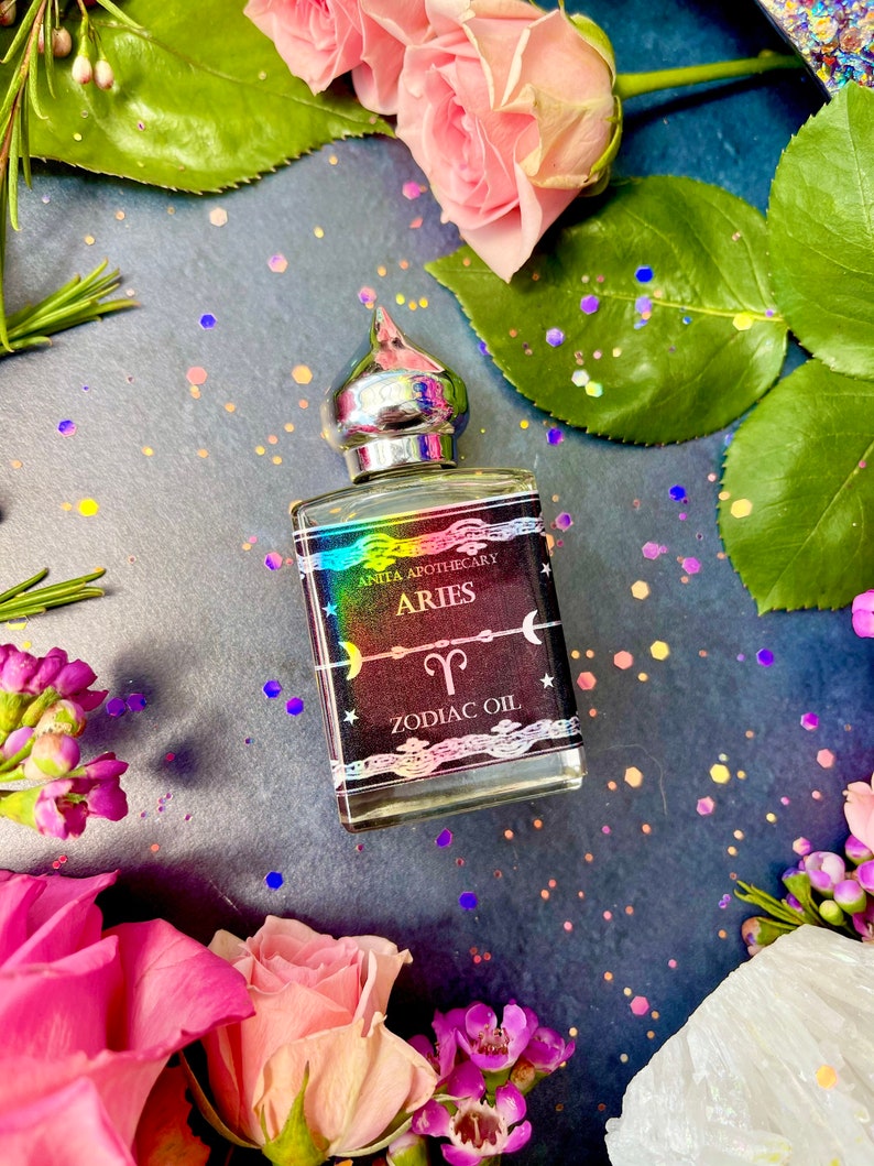 Aries Zodiac Oil Anita Apothecary Astrology Oil Aries - Etsy