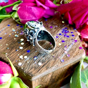 The Seers Ring ~ Anita Apothecary, Crystal Ball Ring, Sphere Ring ...