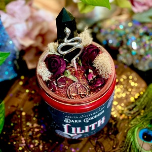 Lilith Dark Goddess Devotional Candle Anita Apothecary, Goddess Lilith ...
