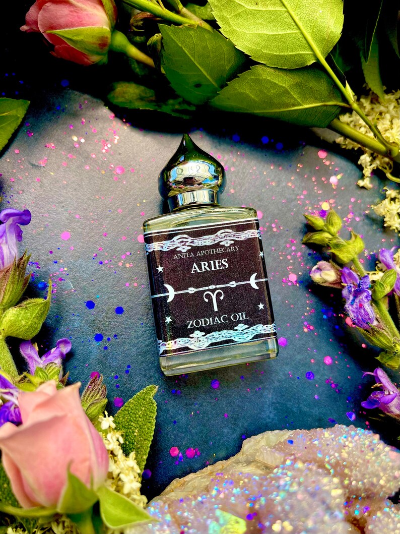 Aries Zodiac Oil Anita Apothecary Astrology Oil Aries - Etsy