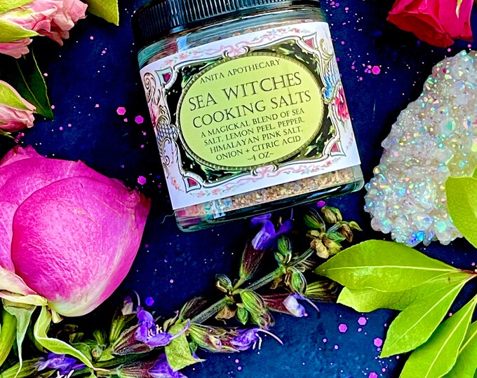 Sea Witches Cooking Salts ~ Kitchen Witch, Witches Kitchen, Black Salt ...