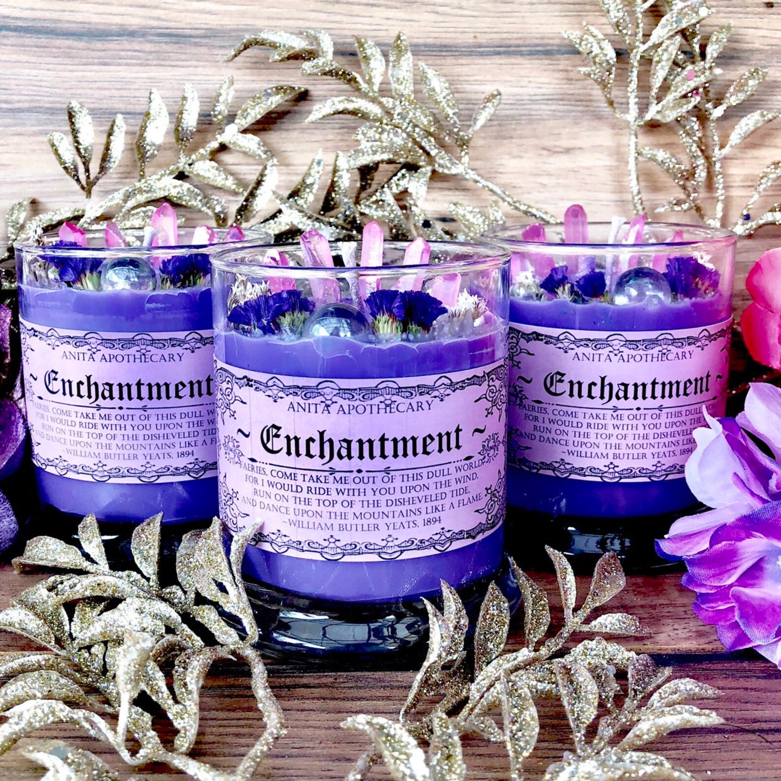 The ORIGINAL Enchantment Fairytale Candle Faeries Fae | Etsy
