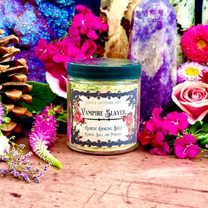 Vampire Slayer Cooking Salts Anita Apothecary, Vampire Gift, Vampire ...