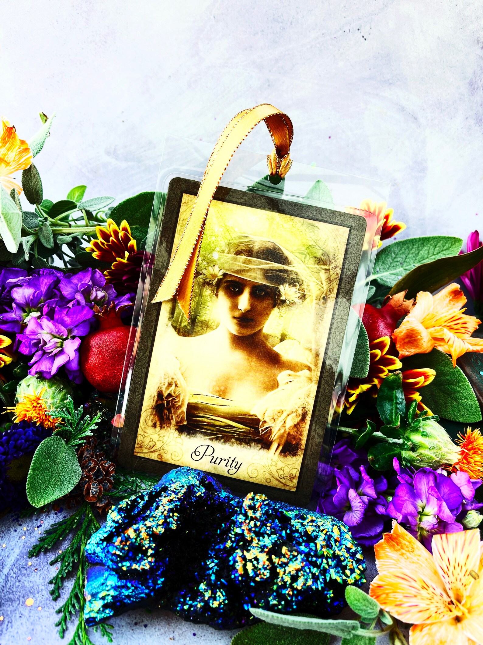 Oracle Card Bookmarks Laminated Tarot Deck Rider Waite - Etsy