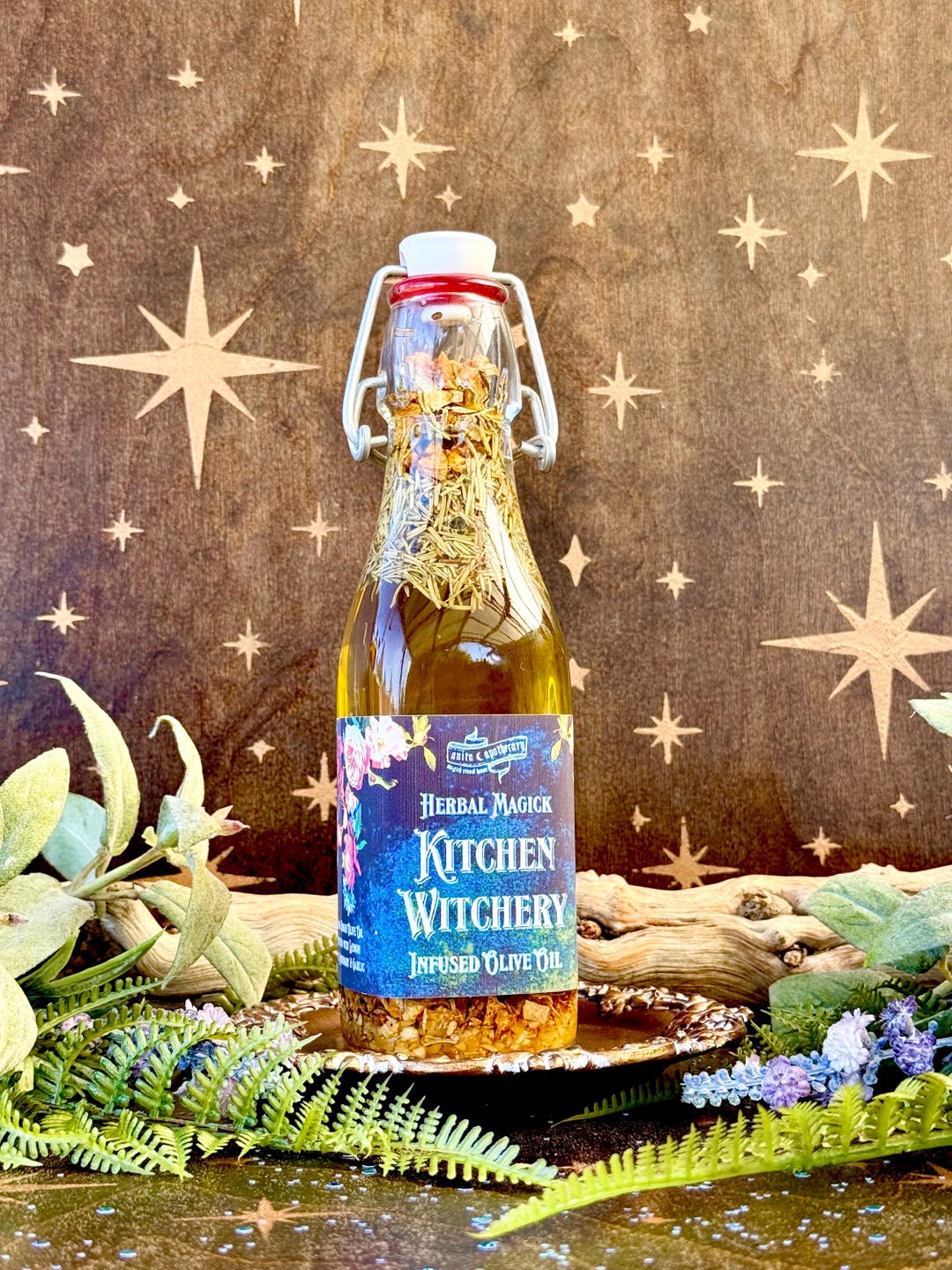 Kitchen Witchery Infused Olive Oil, Kitchen Witch, Kitchen Witch Oil ...