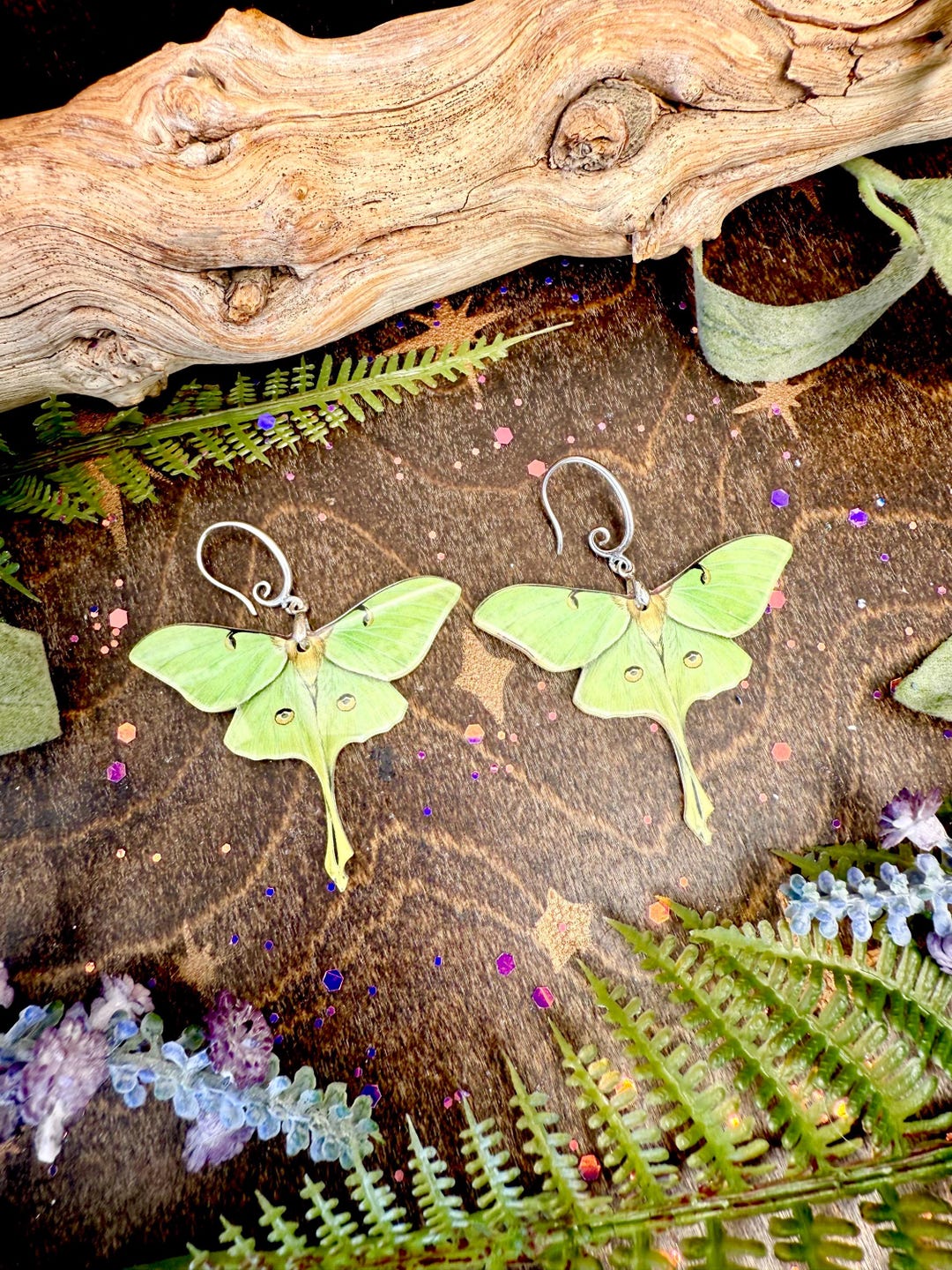 Luna Moth Earrings | Anita Apothecary, Luna Moth Jewelry, Luna Moths ...