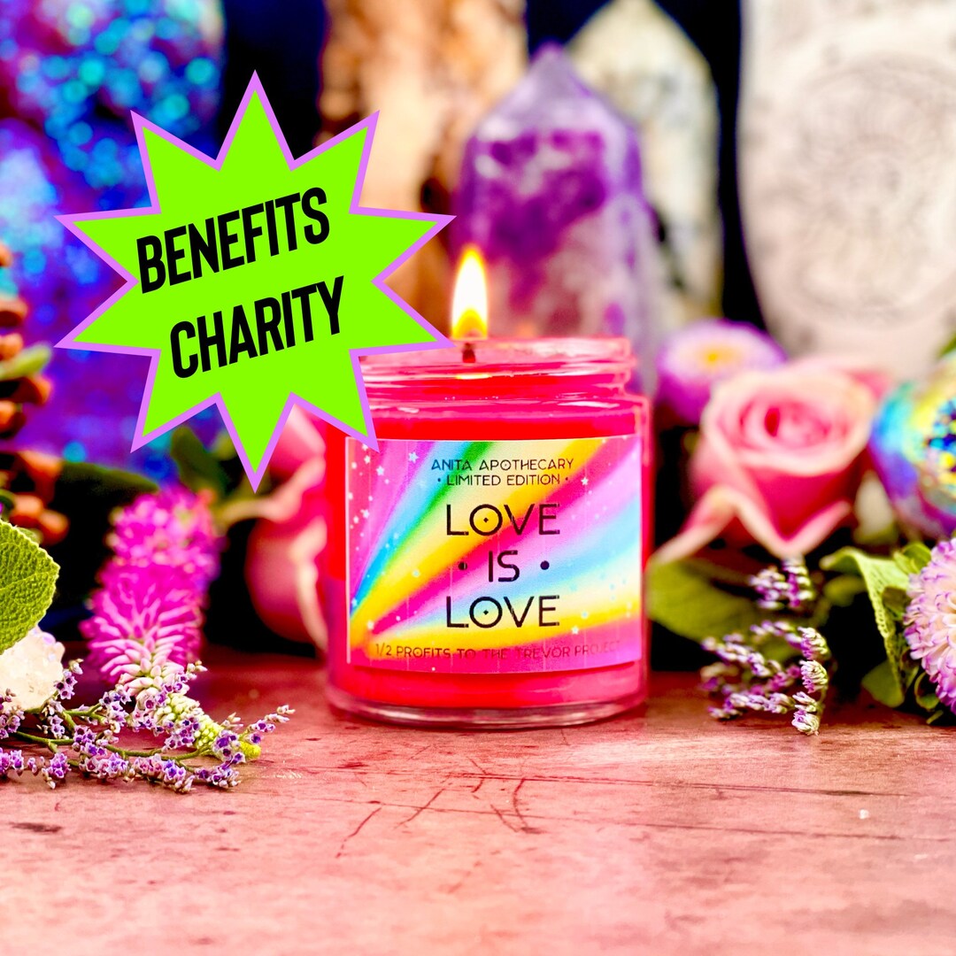 Love is Love Pride Candle ~ LGBTQIA+ Candle, Pride Candle, Pride ...