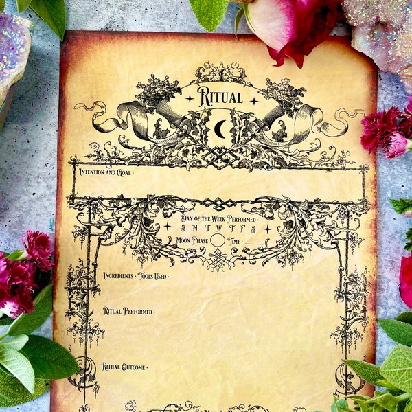 Real Spell Book - Etsy