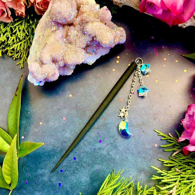Moon Hair Stick - Etsy