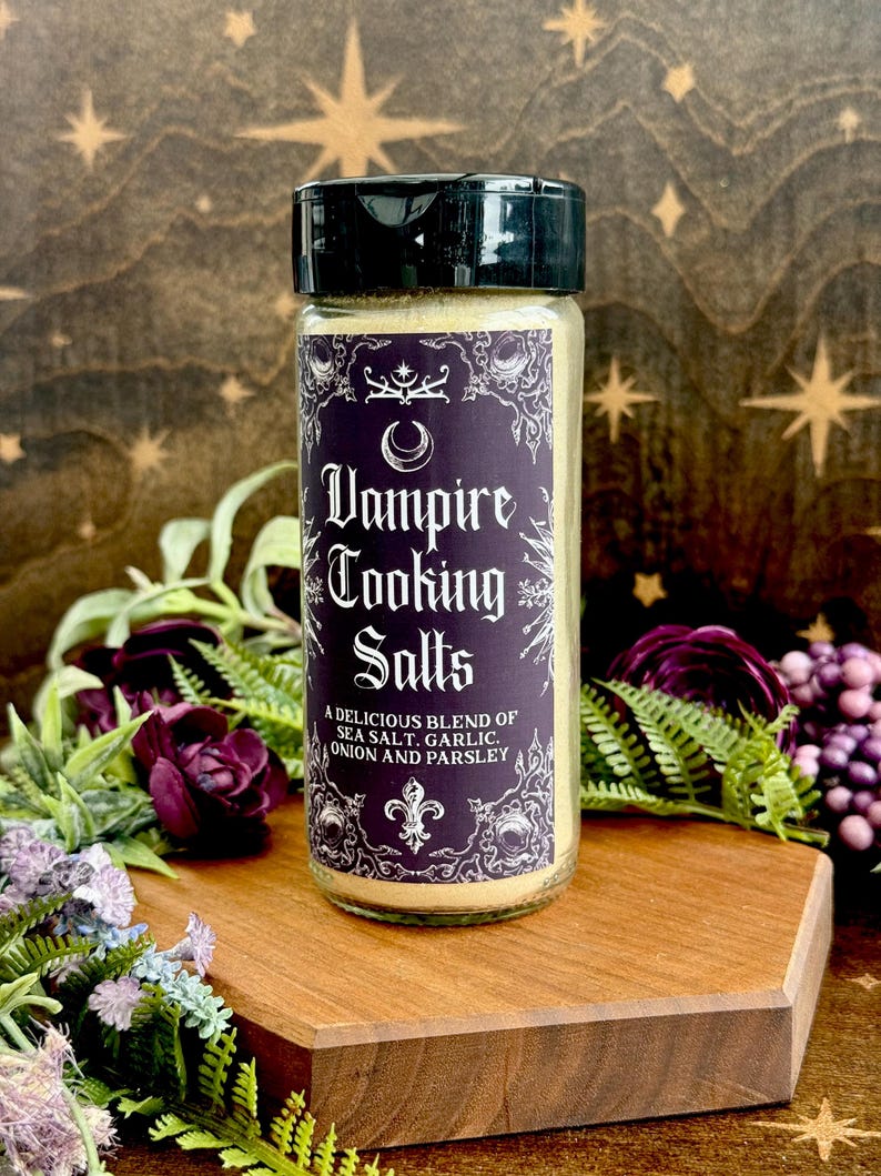Vampire Slayer Cooking Salts ~ Anita Apothecary, Vampire Gift, Vampire ...