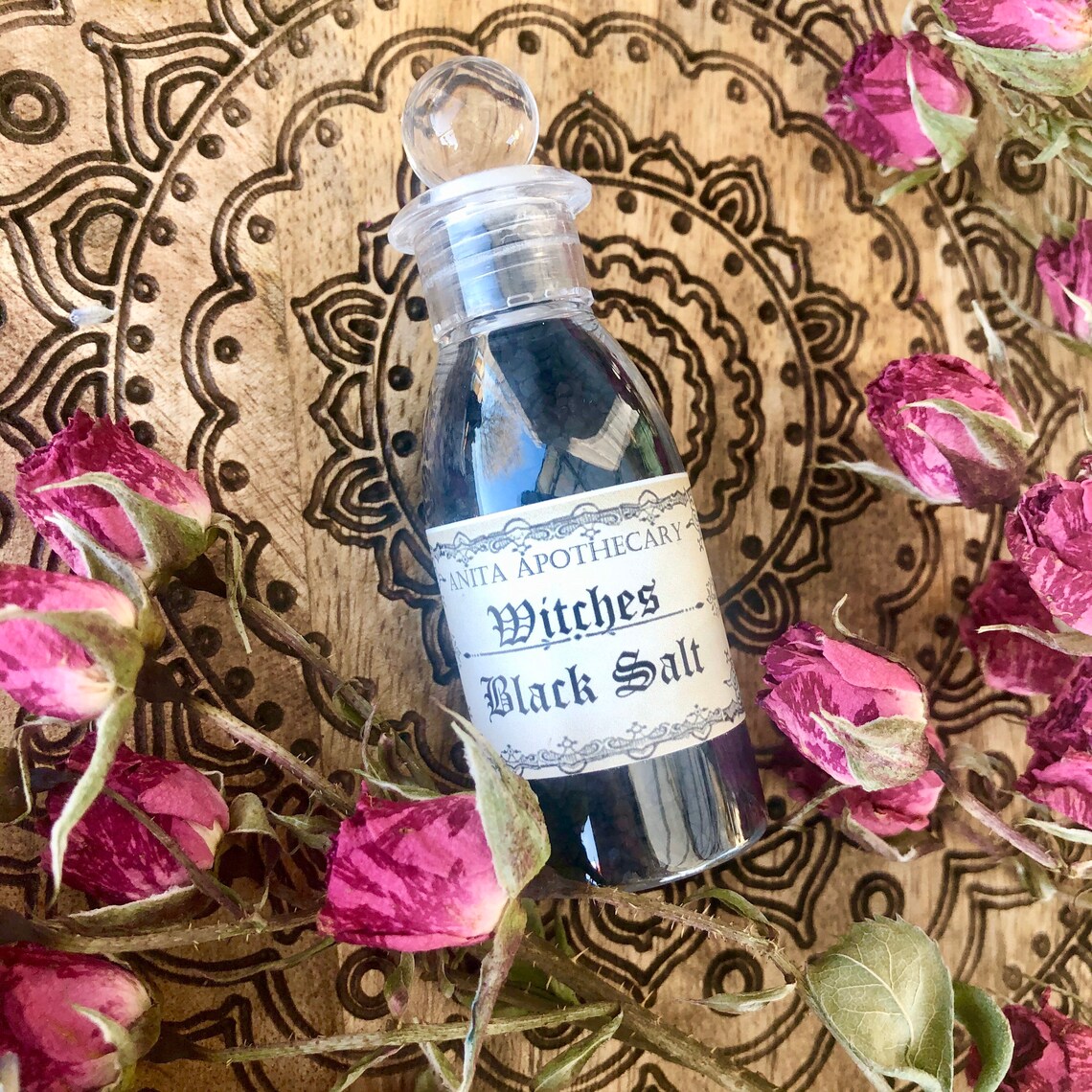 Witches Black Salt 1oz Witchcraft Witches Salt Black Salt - Etsy