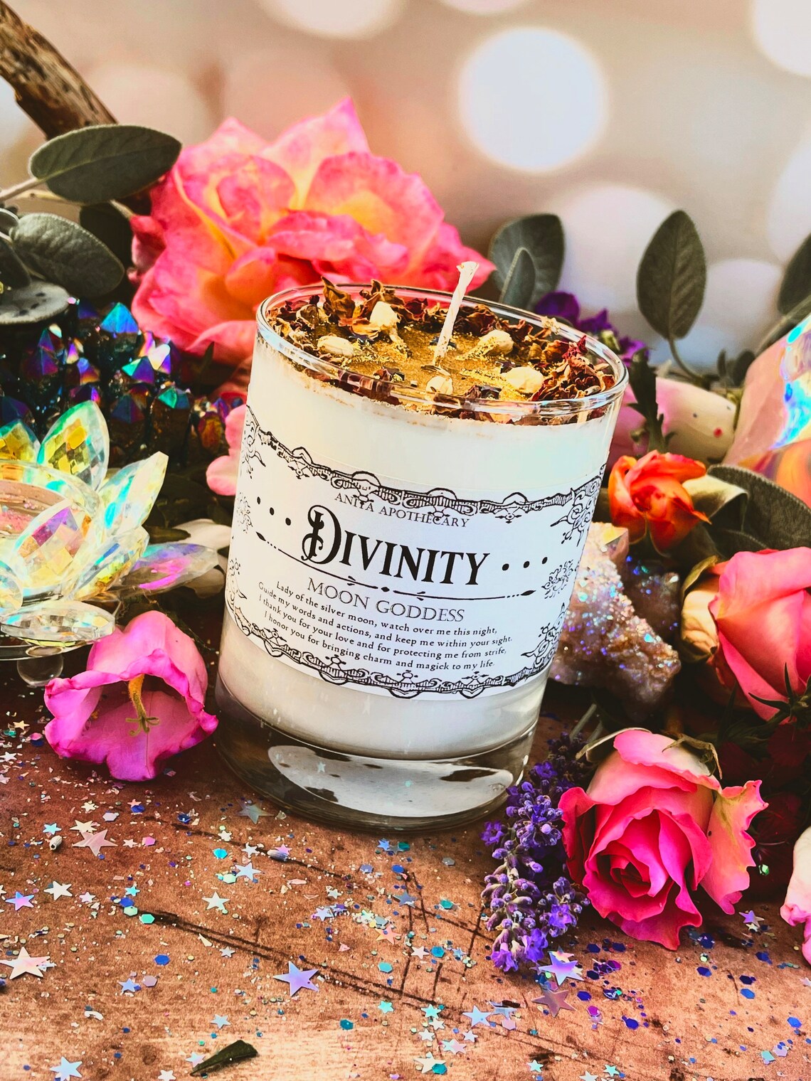 Divinity Moon Goddess Offering Candle Anita Apothecary - Etsy
