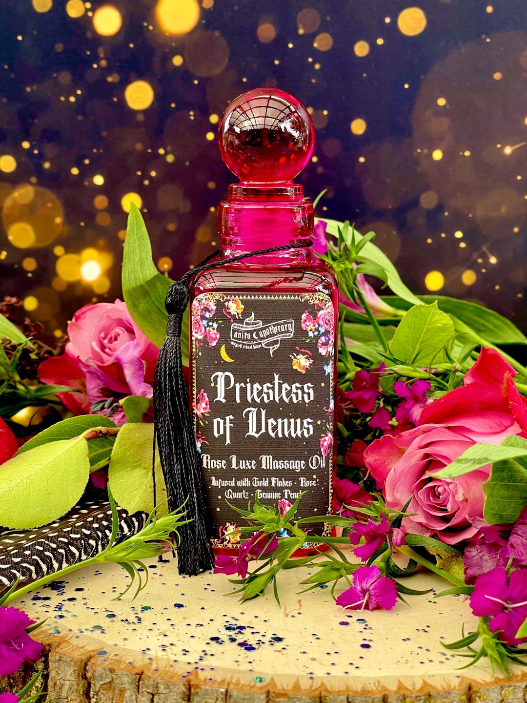 Priestess of Venus Beauty Oil Anita Apothecary, Luxe Gold Flake ...