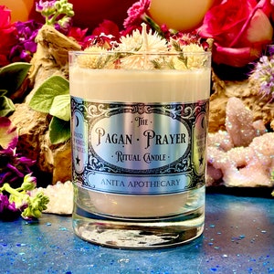 Pagan Prayer Ritual Candle Anita Apothecary Ritual Candle, Ritual ...