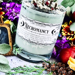 Necromancy Otherworld Candle, Spirits, Ghosts, Day of the Dead, Samhain ...
