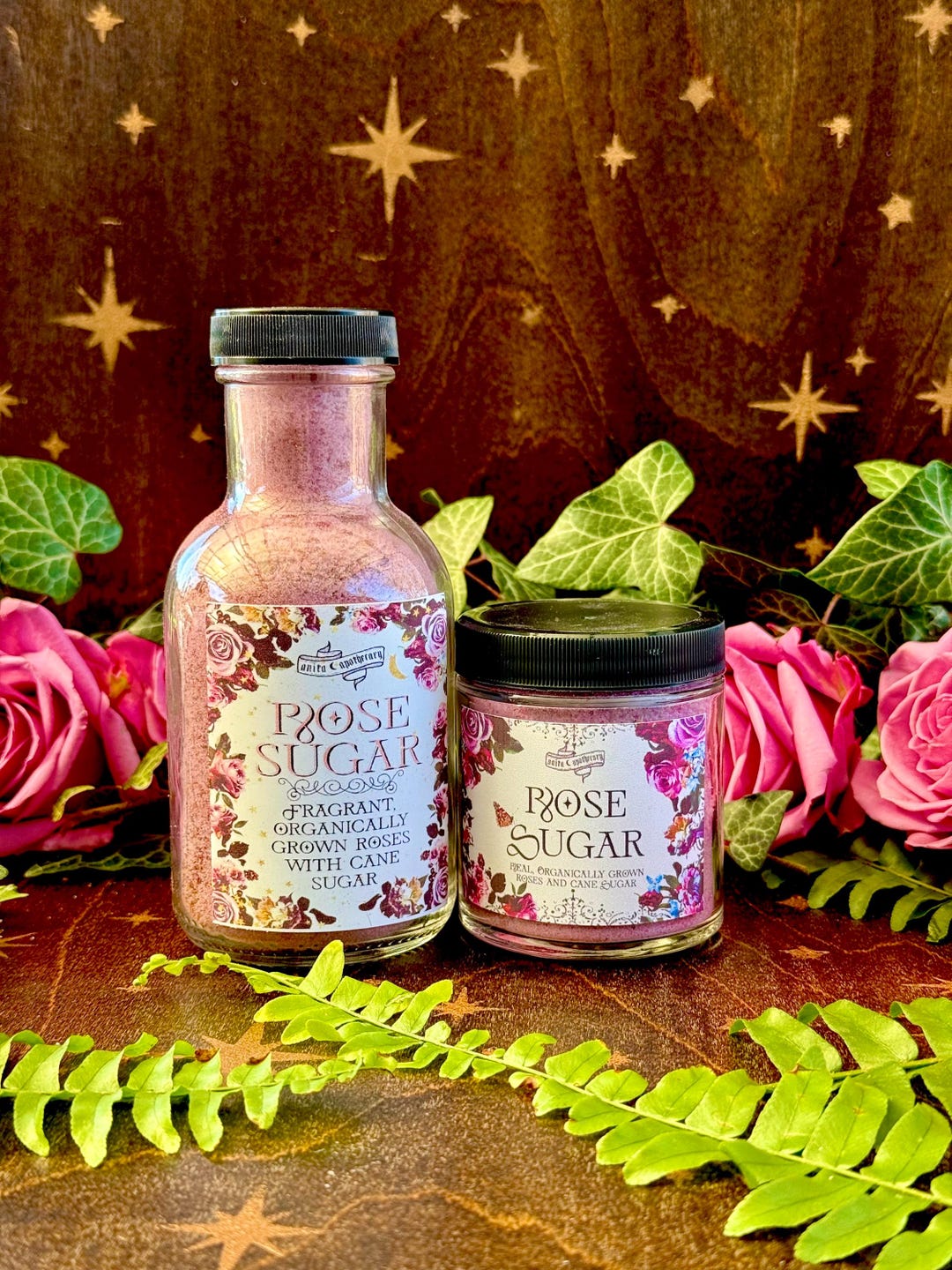Real Red Rose Sugar ~ Tea, English Tea, Kitchen Witch, Witches Tea ...