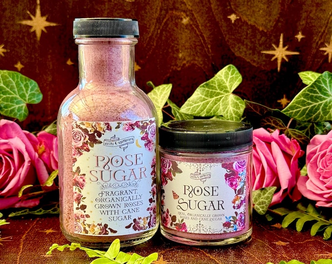 Real Red Rose Sugar ~ Tea, English Tea, Kitchen Witch, Witches Tea ...