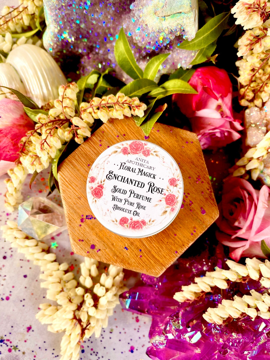 Enchanted Rose Solid Perfume~salve, Goddess Magick, Feminine ...