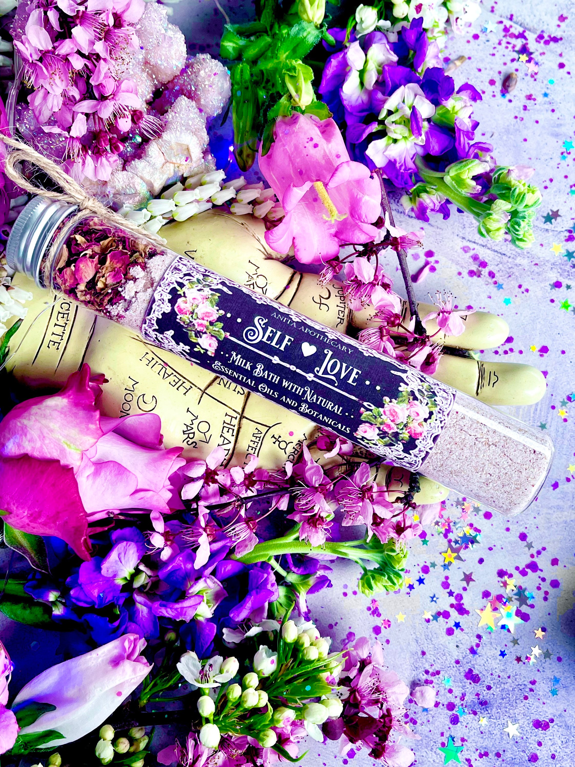 Self Love Milk Bath Magick Ritual Oil Witchcraft Oil Witch - Etsy